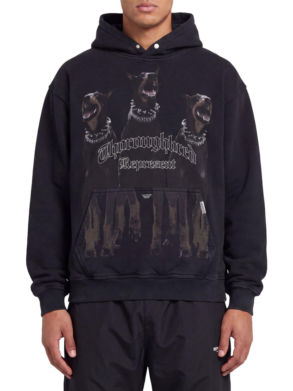 REPRESENT Represent Logo-Print Track Shorts