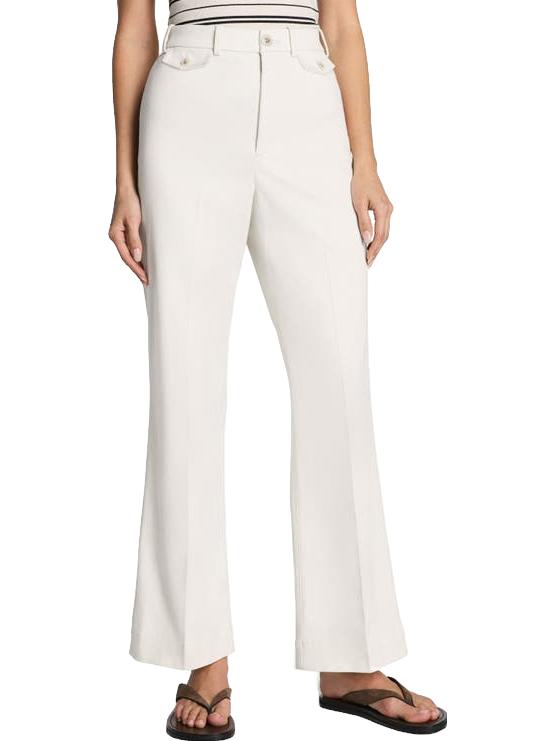 SPANX SPANX® Supersmooth™ Crop Easy Flare Stretch Twill Pants