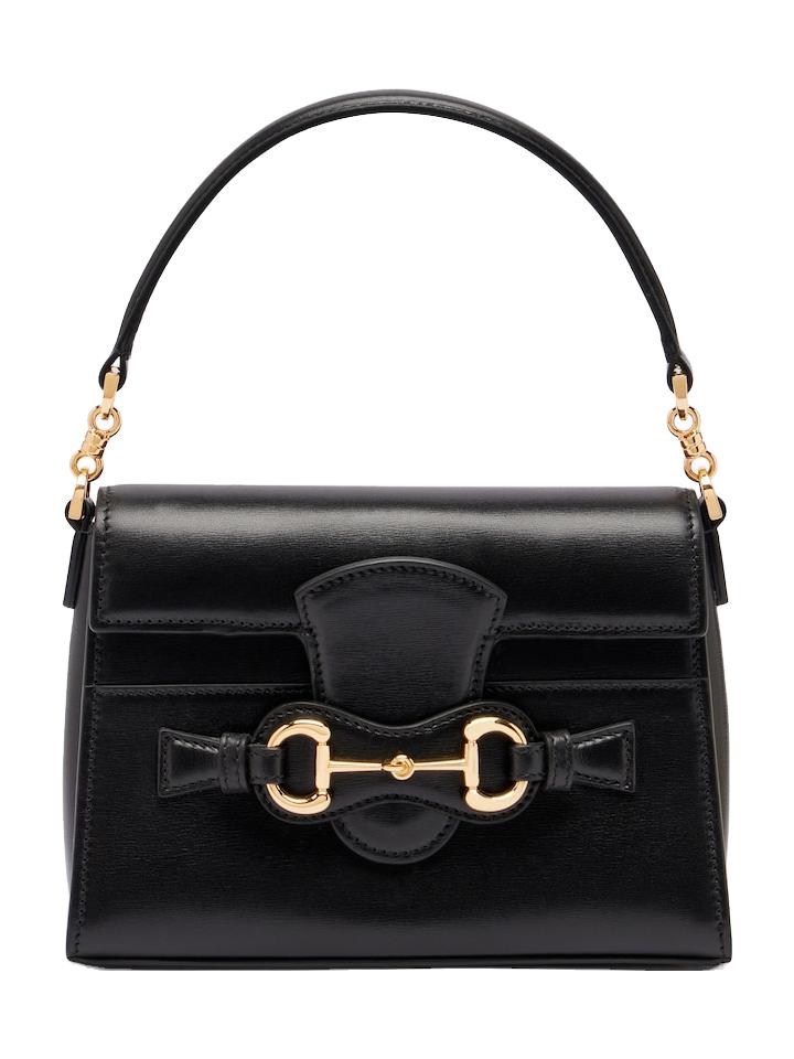 GUCCI horsebit duomo small leather top handle bag