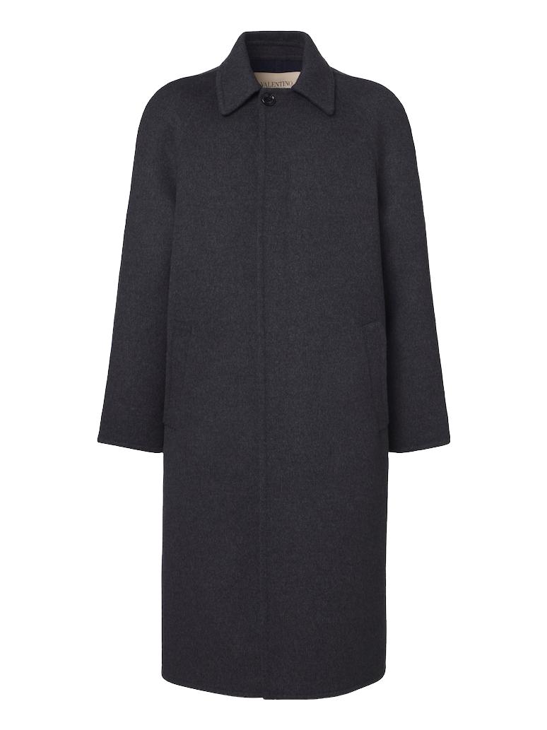 VALENTINO Valentino Wool and Silk Blend Coat