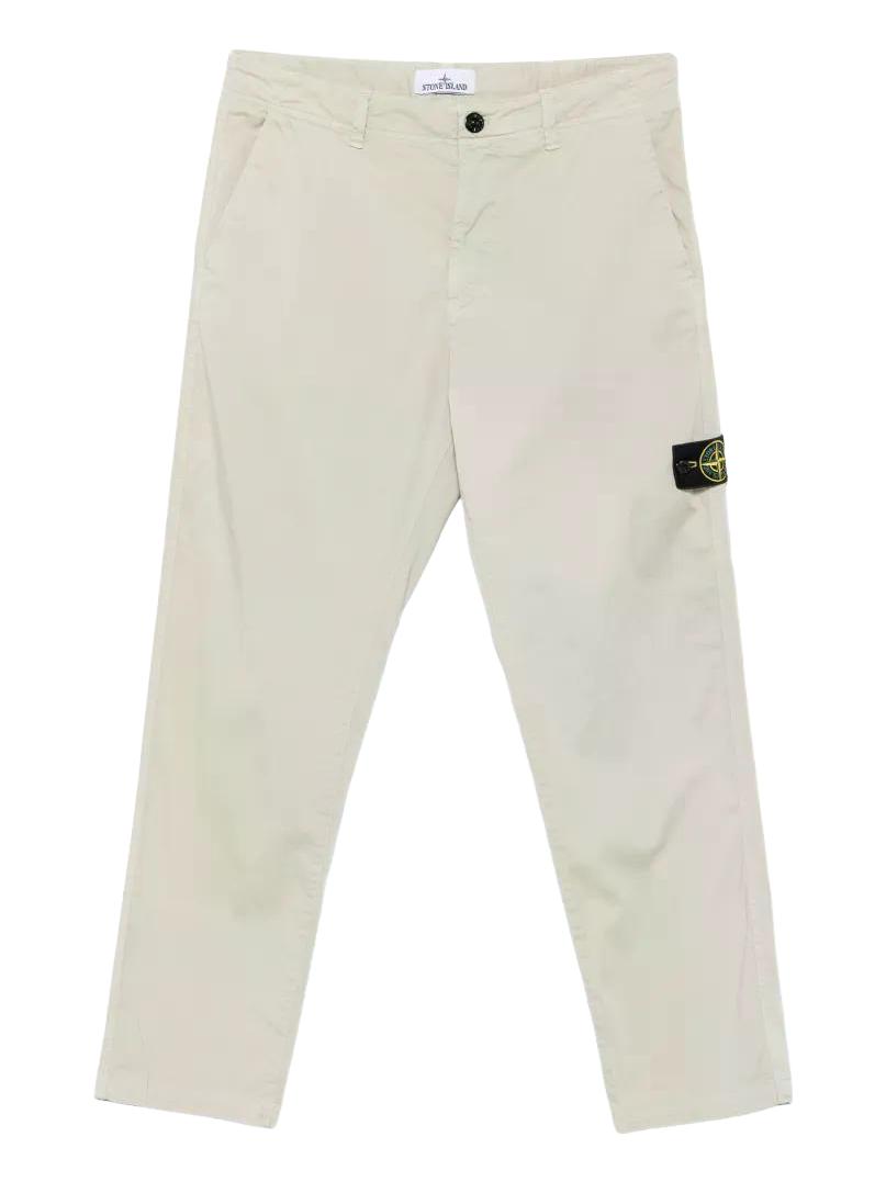 STONE ISLAND Stone Island Logo Patch Straight-Leg Trousers