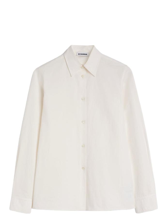 JIL SANDER Jil Sander Cotton Shirt with Open Back Detail