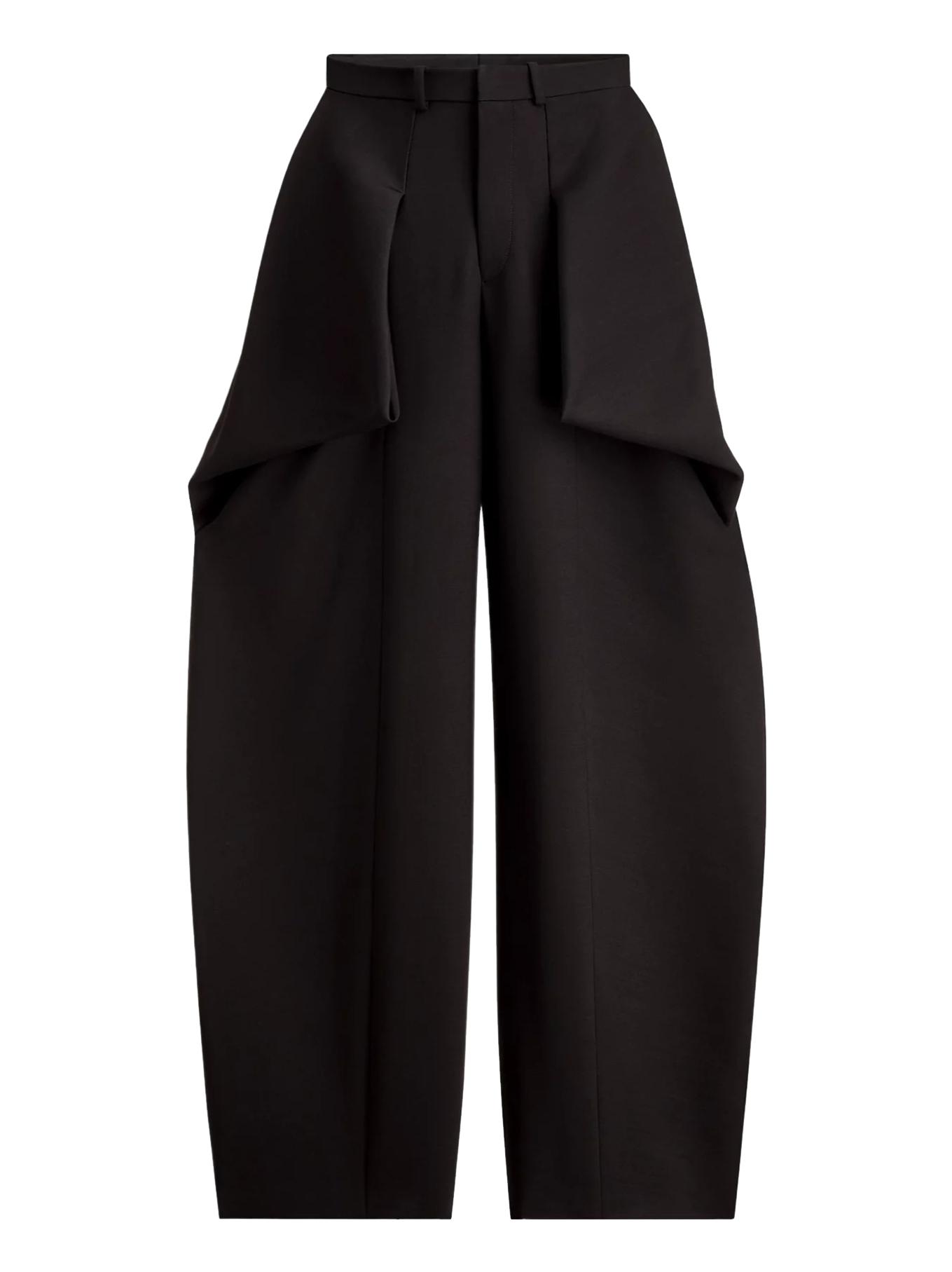 DIOR Dior Wool-Blend Casual Trousers with Belt Loops and Buttoned Welt Pockets