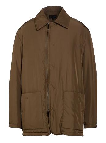 EMPORIO ARMANI EMPORIO ARMANI Khaki Polyester Coat