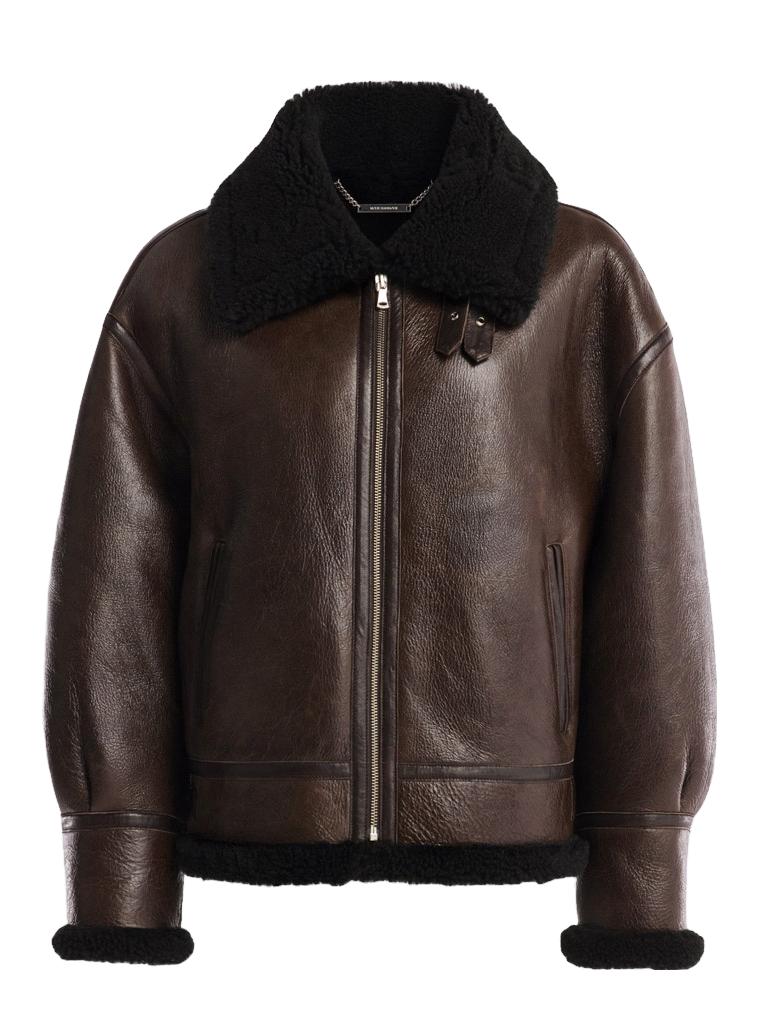 SANDRO Sandro Paris Suede Buckle Belt