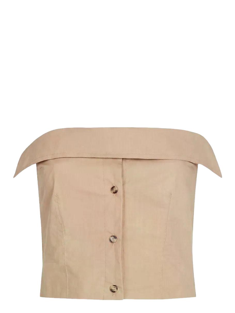 RALPH LAUREN Pleated Cotton Twill Wide-Leg Shorts