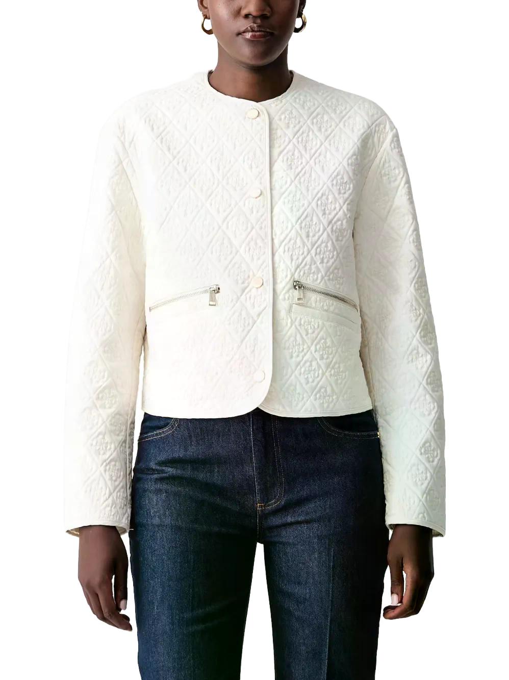GUESS Logo Quilted Jacket