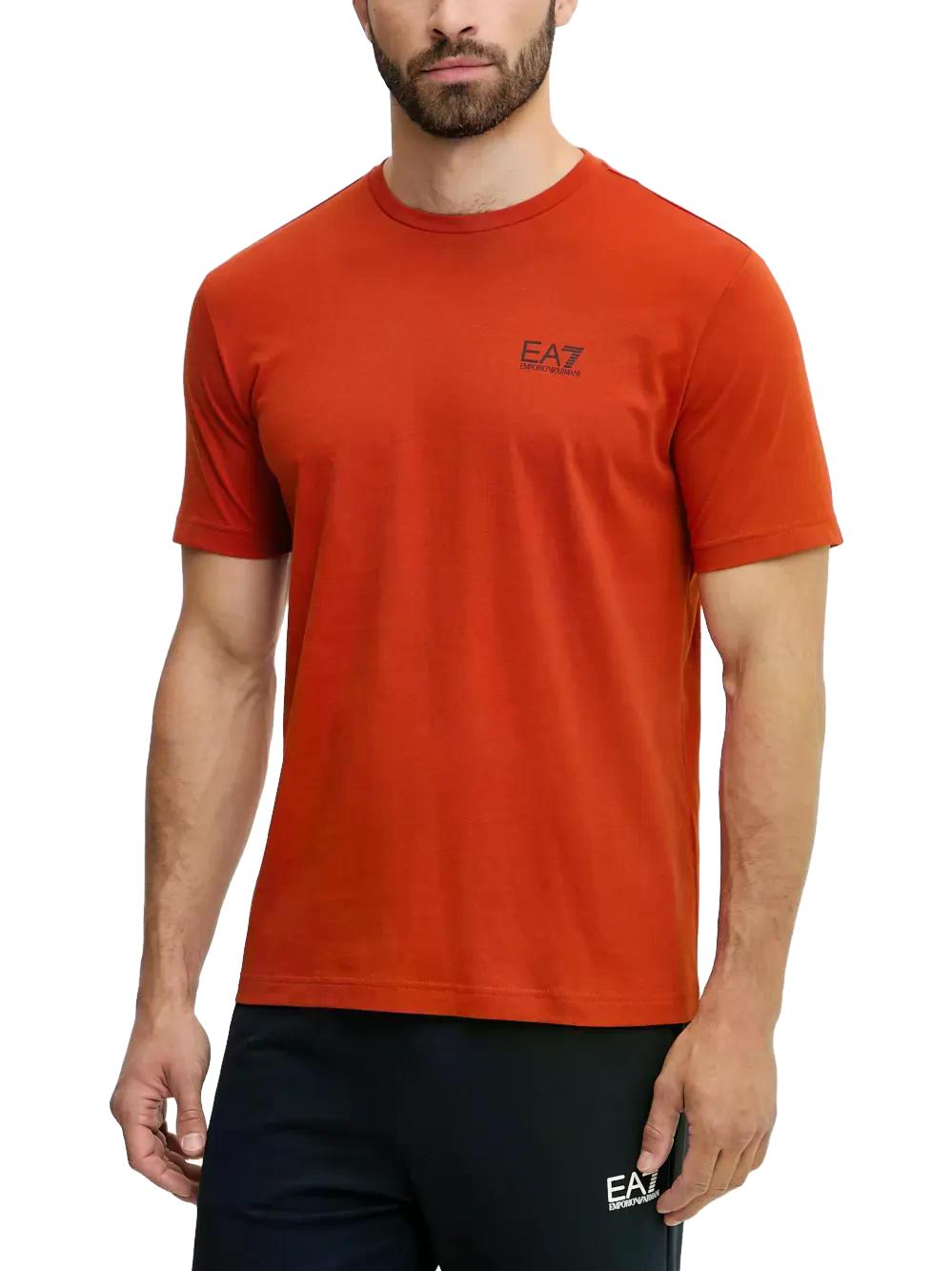 EA7 logo-print t-shirt
