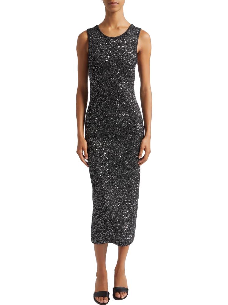 TOCCIN Toccin Cleo Sequin Midi Dress