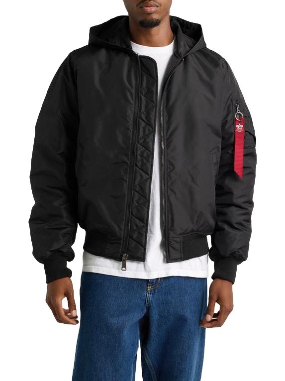 ALPHA INDUSTRIES Alpha Industries MA-1 Hood Relaxed Bomber Jacket
