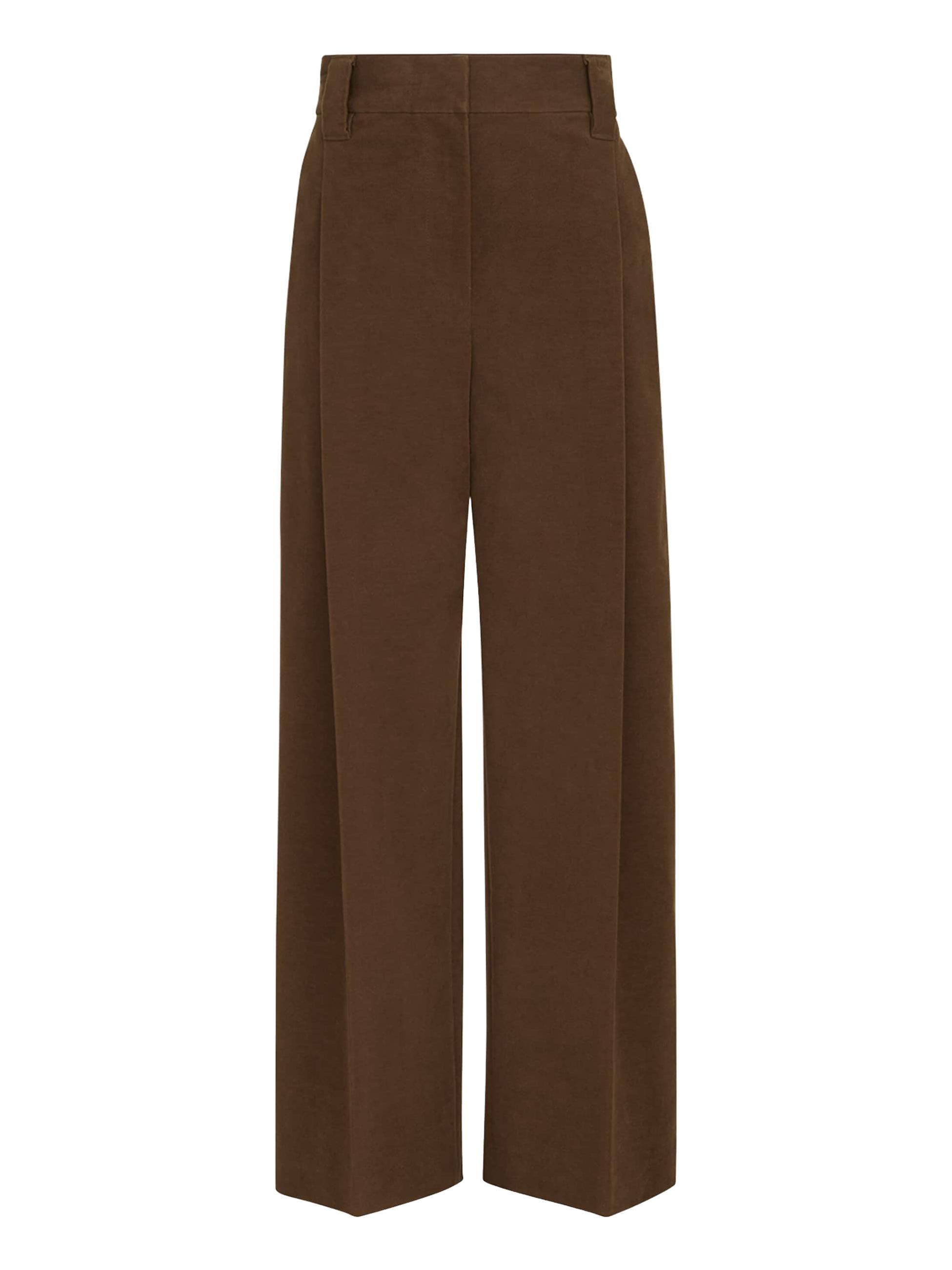 BRUNELLO CUCINELLI Brunello Cucinelli Moleskin Wide-Leg Trousers