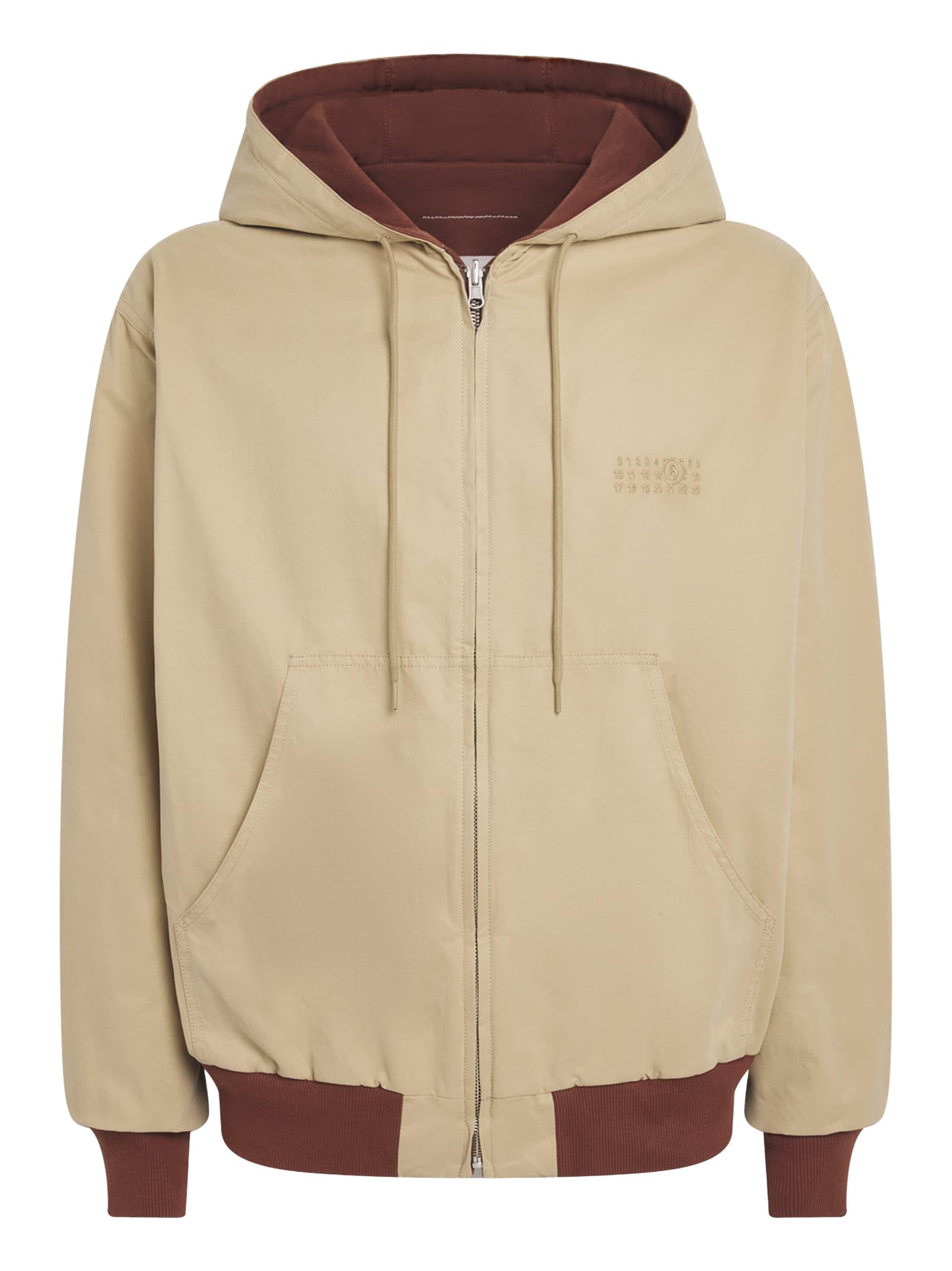 MAISON MARGIELA MM6 Maison Margiela Reversible Zip-Up Bomber Hoodie Jacket