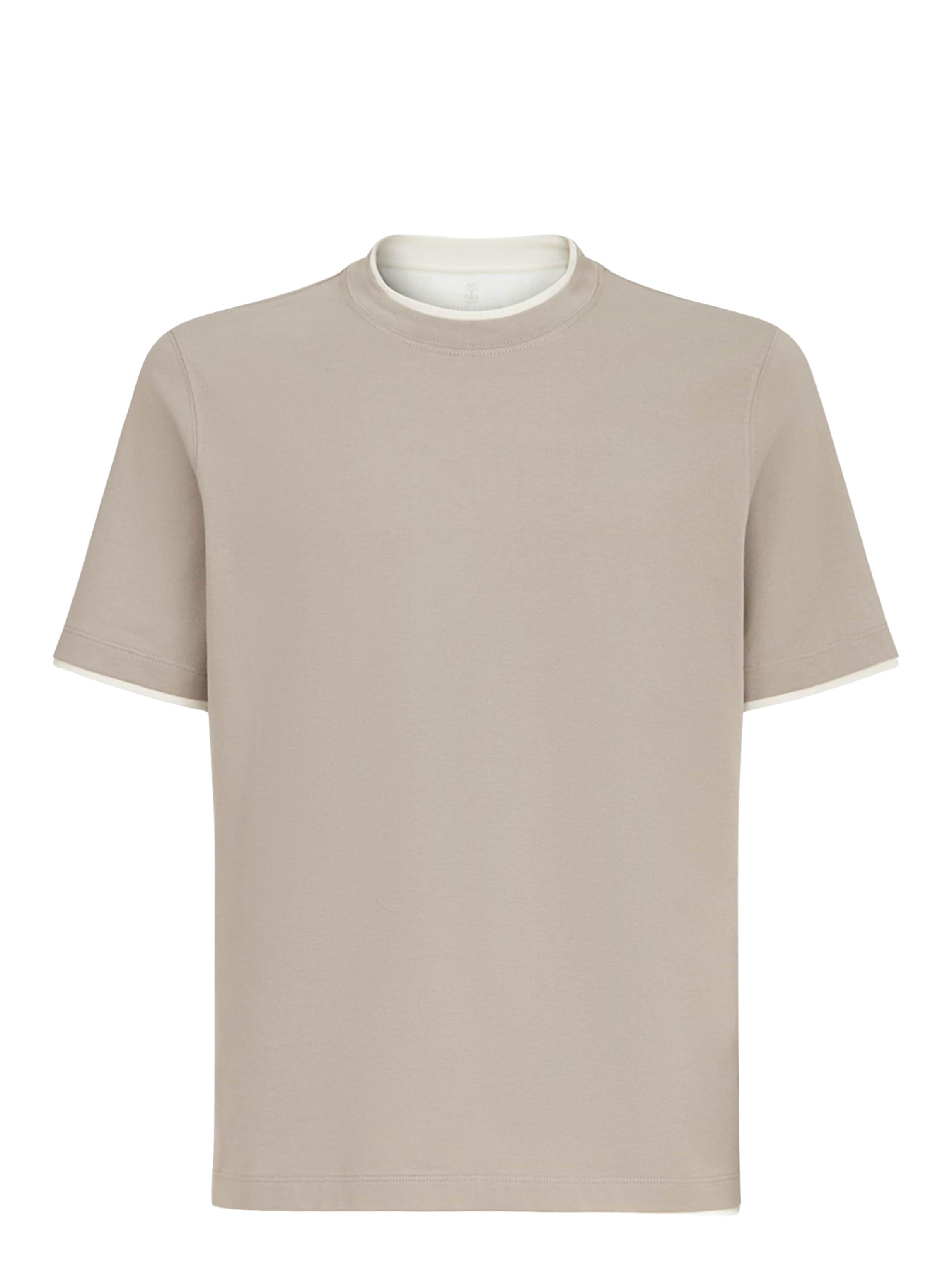 BRUNELLO CUCINELLI cotton faux-layer t-shirt
