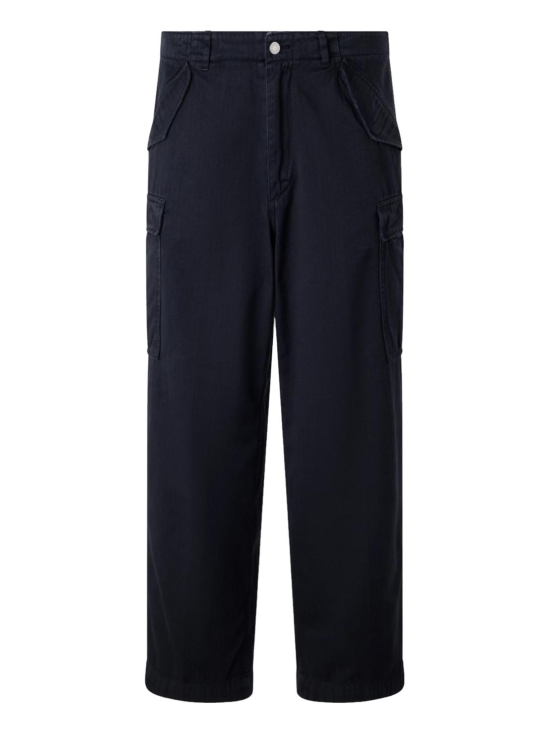 A.PRESSE A.PRESSE Cotton Twill Cargo Trousers