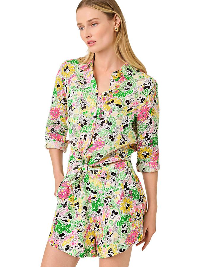 DSQUARED2 Dsquared2 "Monkey Business" Printed Shirt Dress