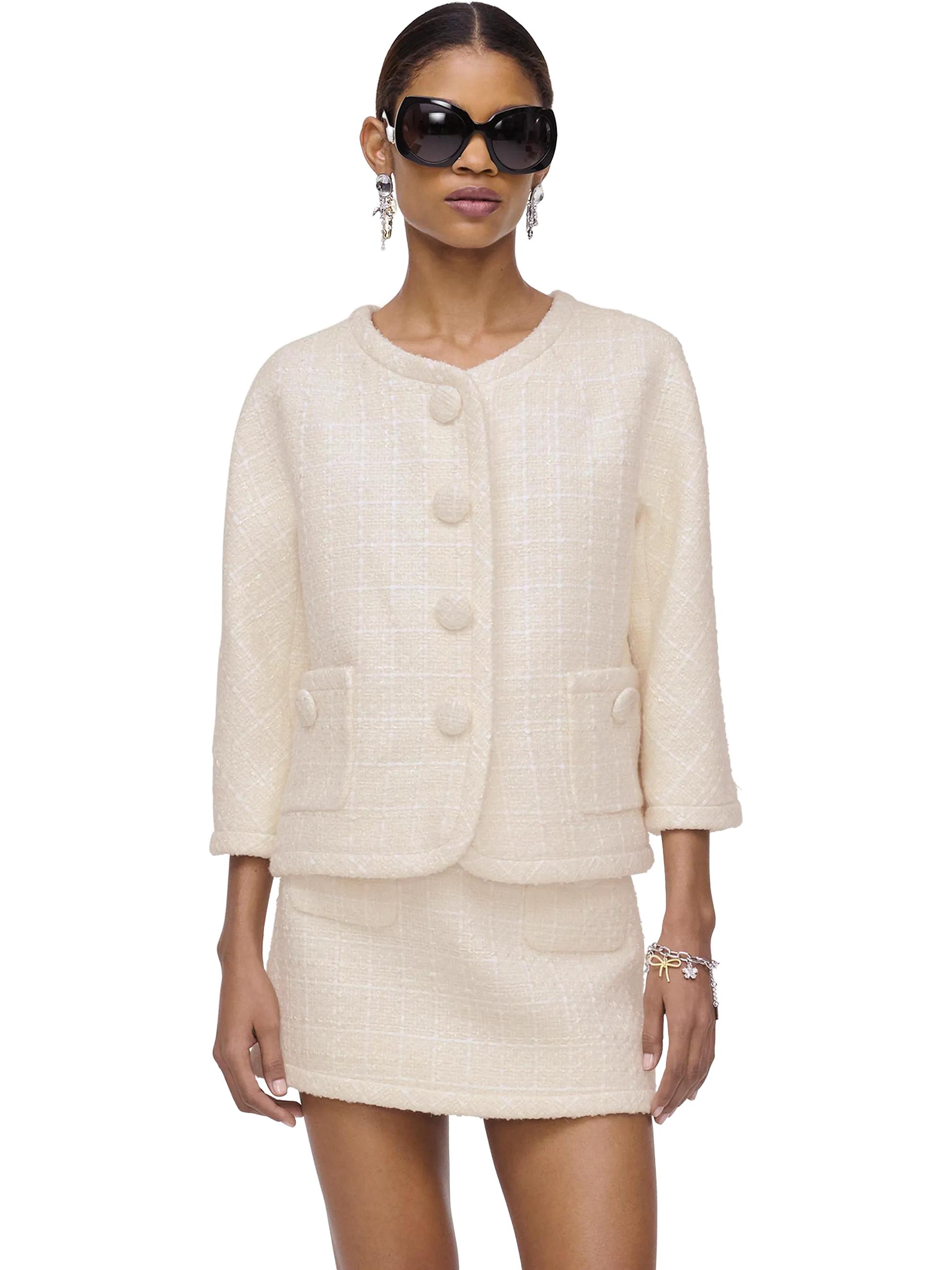 MARC JACOBS MARC JACOBS Tweed Backwards Lady Jacket