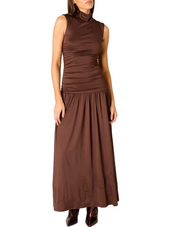 NIA Nia Lark Ruched Maxi Dress