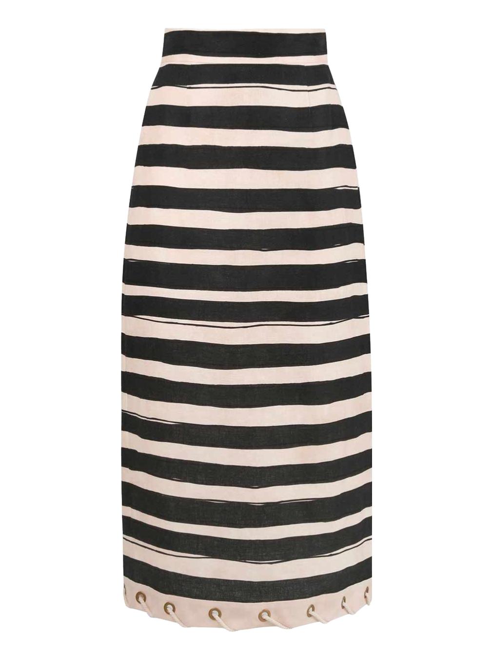 ZIMMERMANN Zimmermann Rebellion Stripe Rope Skirt