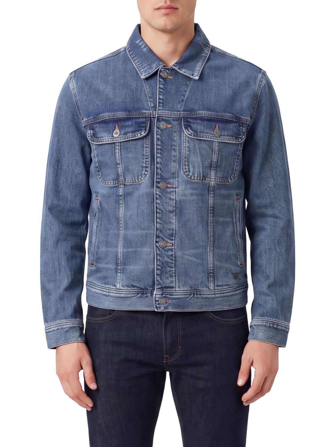 EA7 EA7 Emporio Armani Logo Detail Zip-Up Jacket