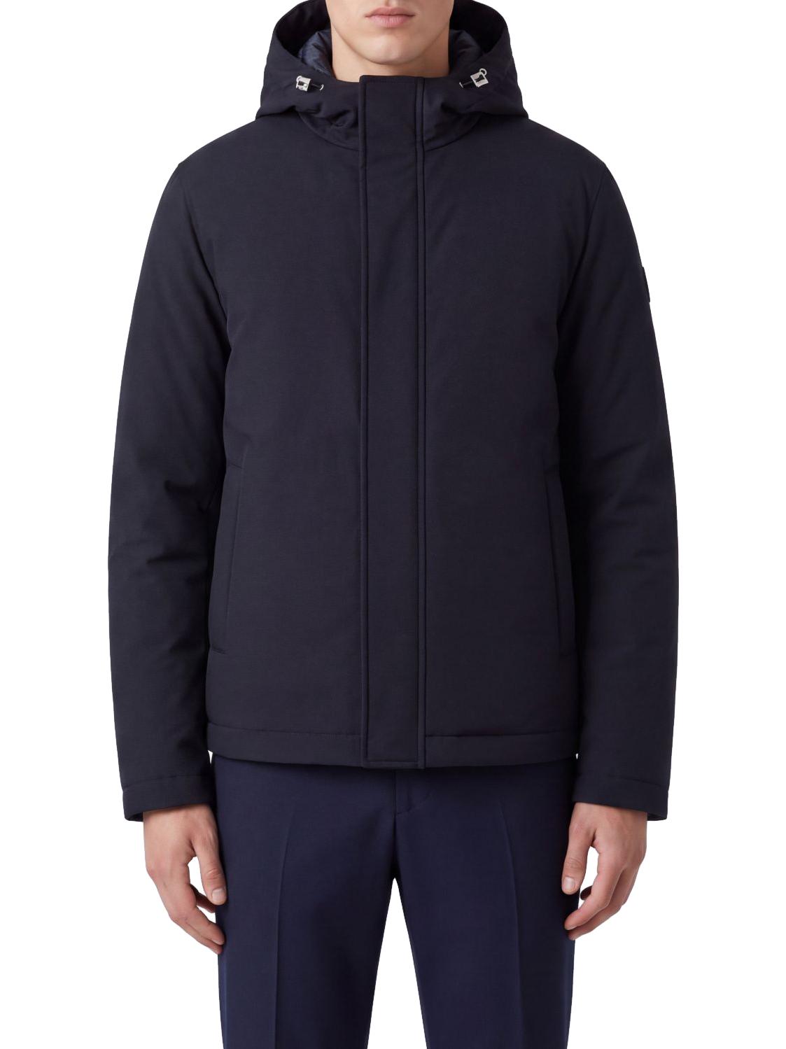 HERNO Herno Hooded Padded Windbreaker Jacket in Water-Repellent Nylon