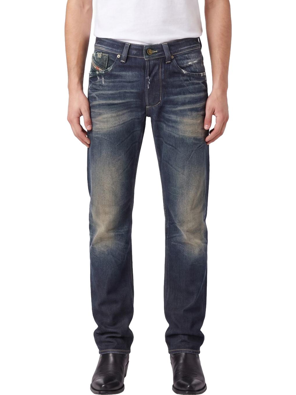 DIESEL® Diesel 1985 Larkee Regular Straight Fit Jeans in Stretch Denim