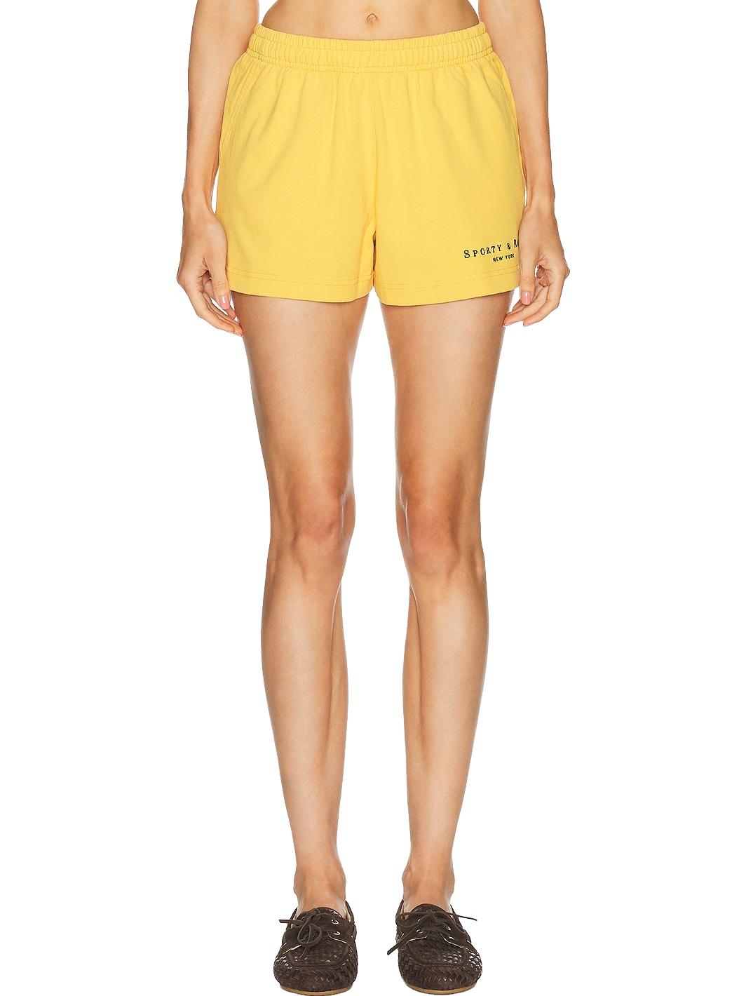 SPORTY & RICH Sporty & Rich Embroidered Disco Short