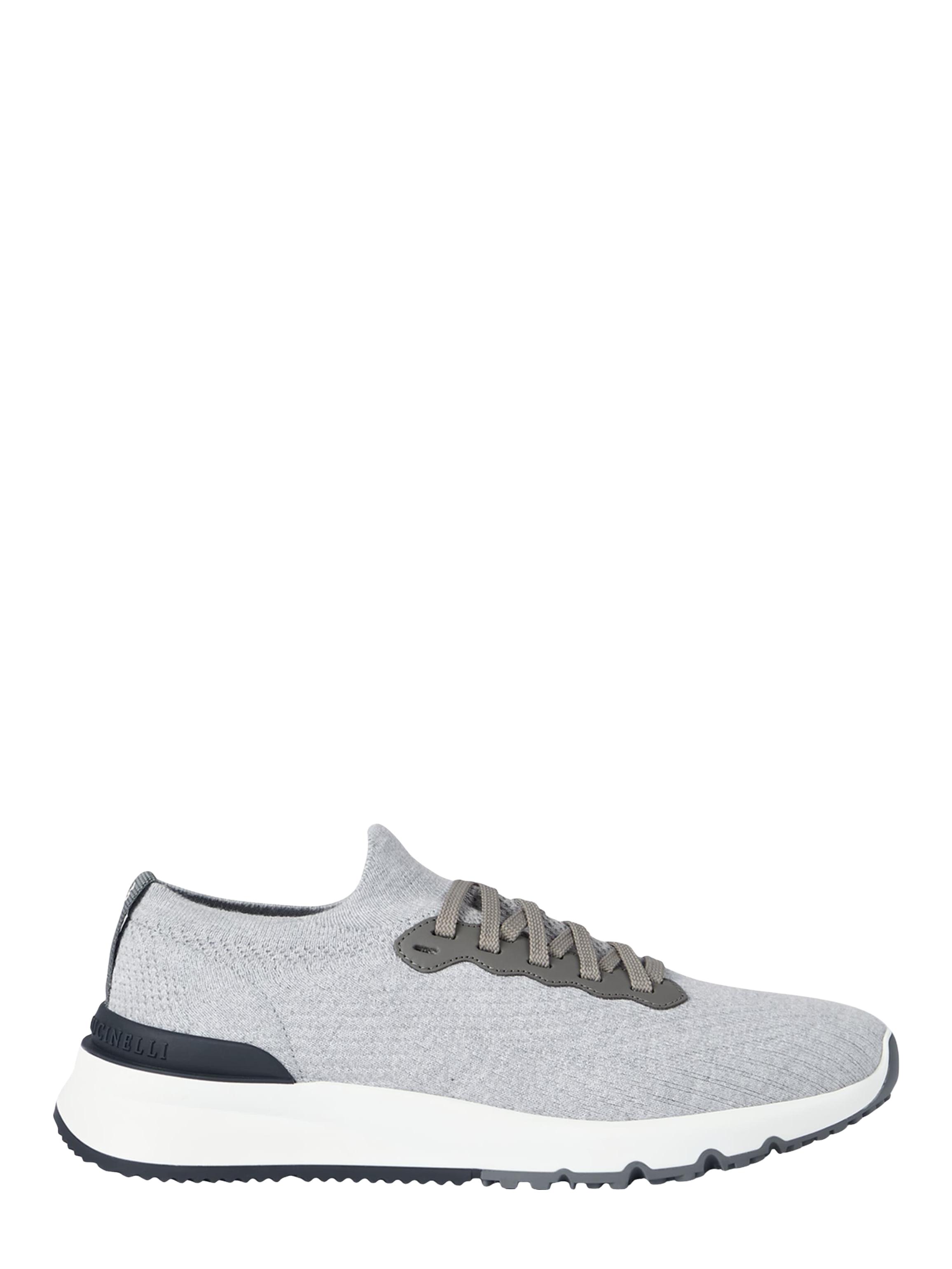 BRUNELLO CUCINELLI Brunello Cucinelli Chiné-Knit Lace-Up Sneakers