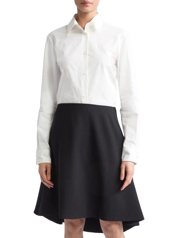 JIL SANDER Jil Sander Cutout Back Cotton Shirt