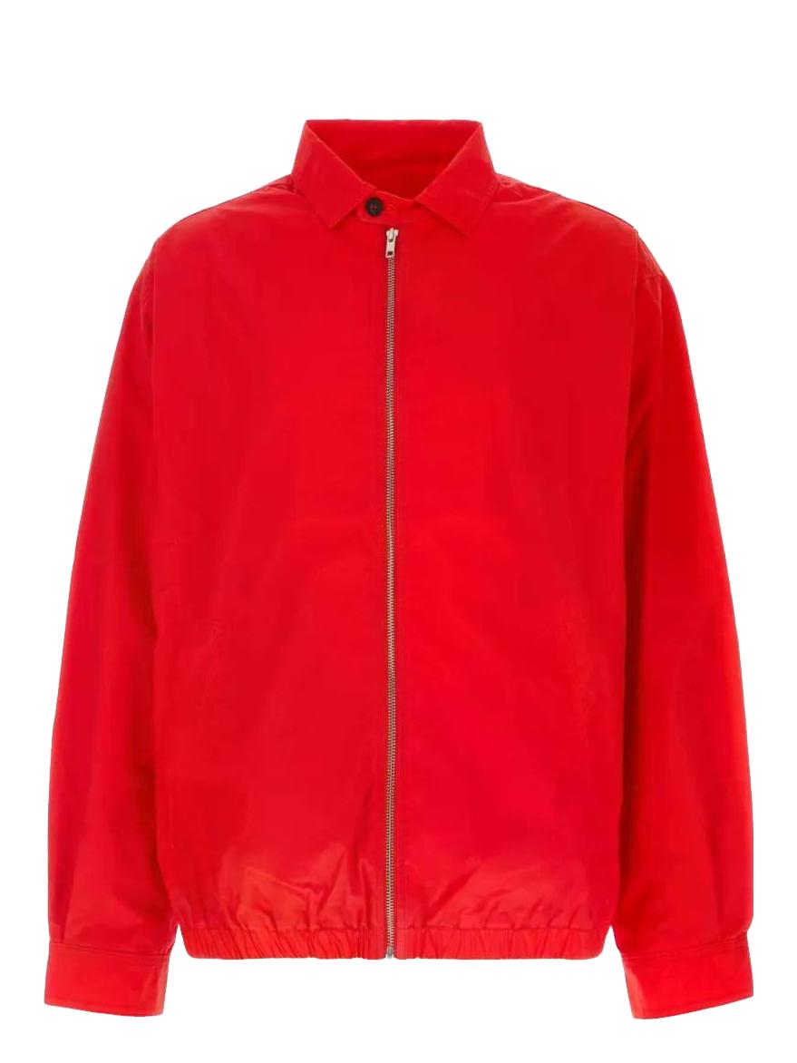 PRADA silk and cotton polo shirt