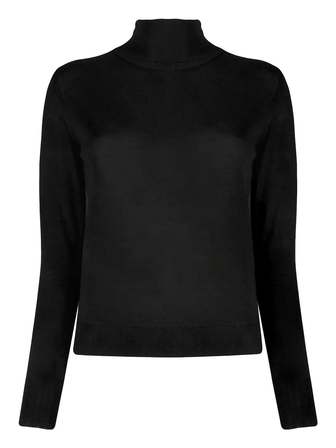 PT TORINO PT Torino Wide-Leg Viscose Trousers with Pleats
