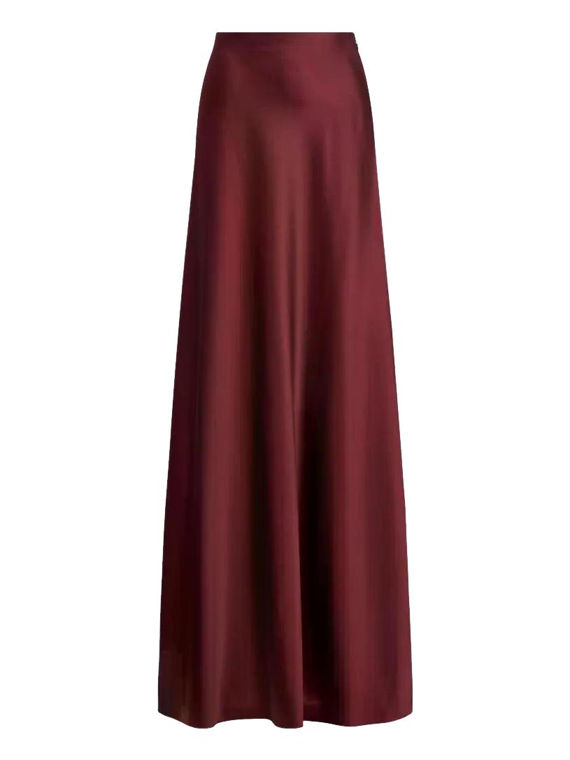 RALPH LAUREN Ralph Lauren Collection Masina Satin Maxi Skirt