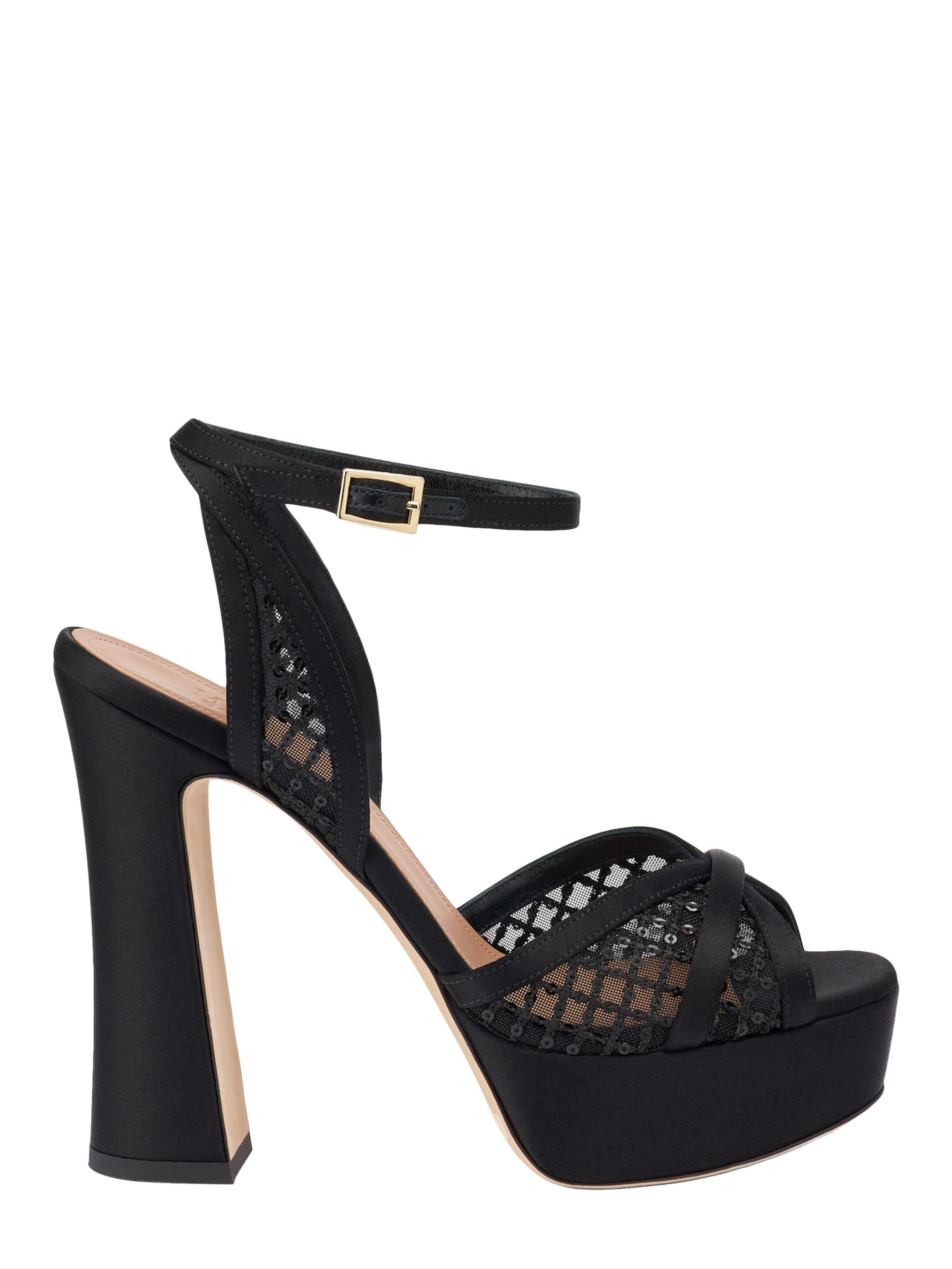 MALONE SOULIERS Malone Souliers Sylvie Sequin Mesh Platform Sandals