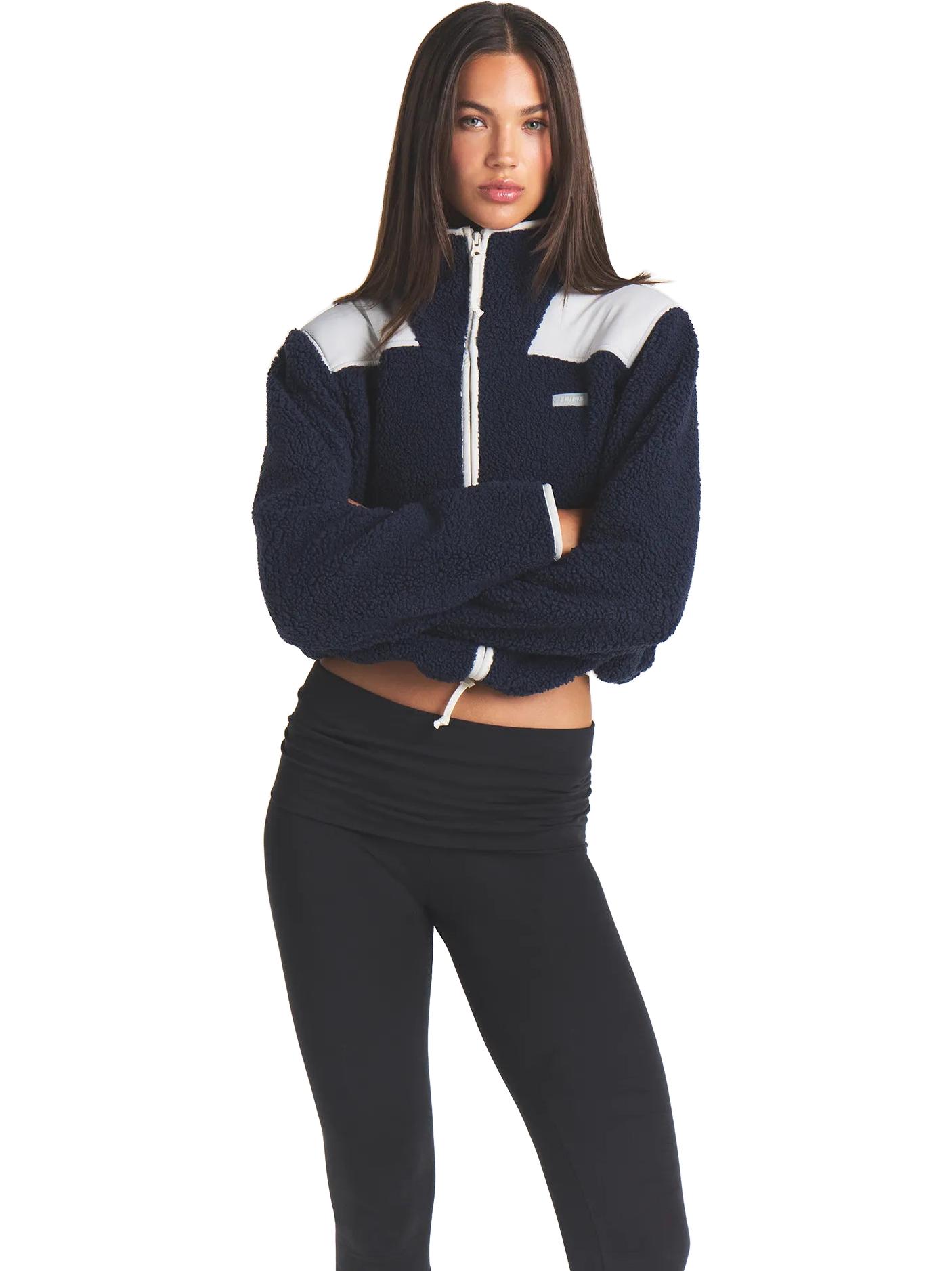 SKIMS SKIMS Faux Shearling Zip-Up Jacket