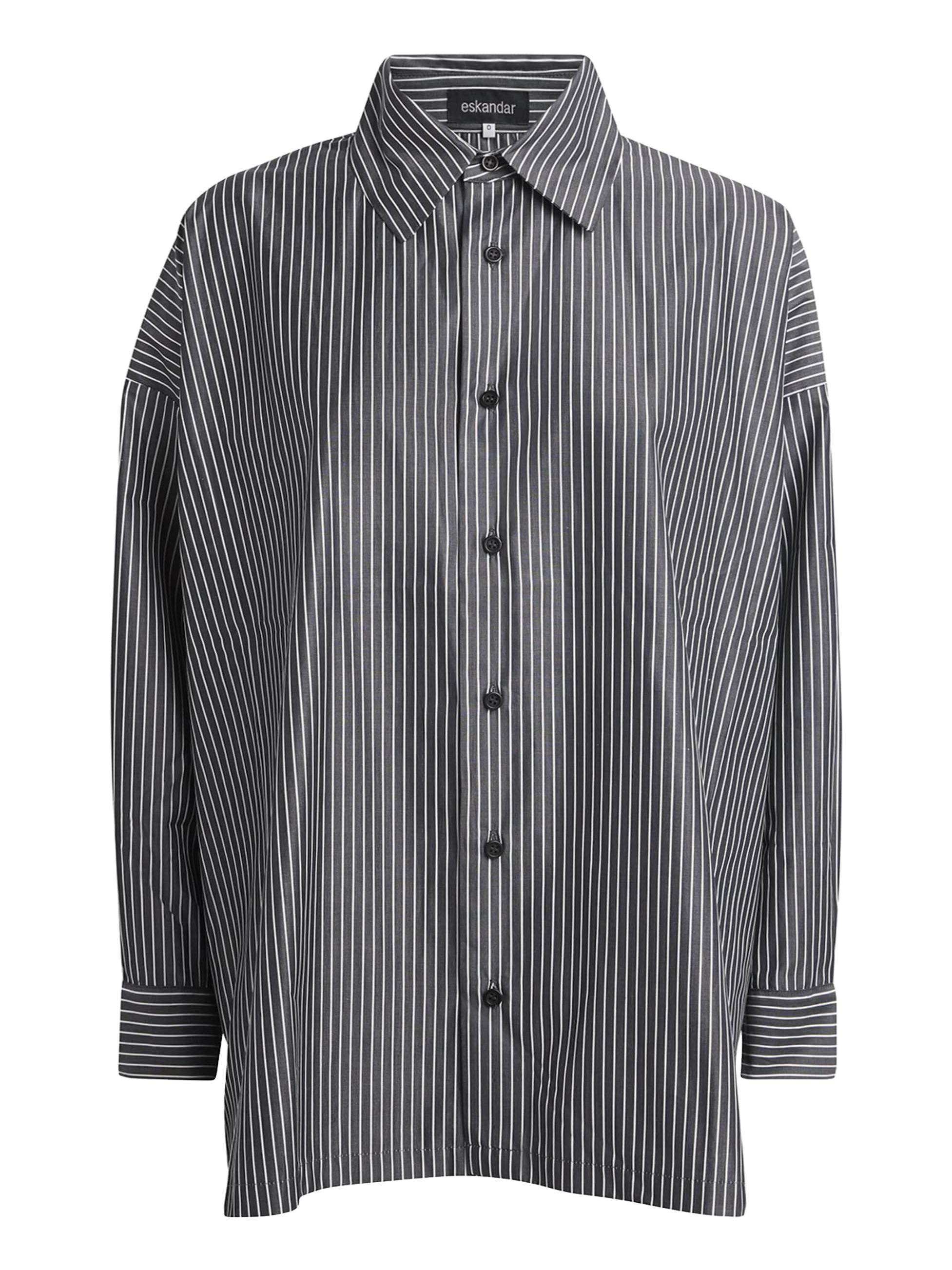 ESKANDAR Eskandar Striped Cotton Shirt
