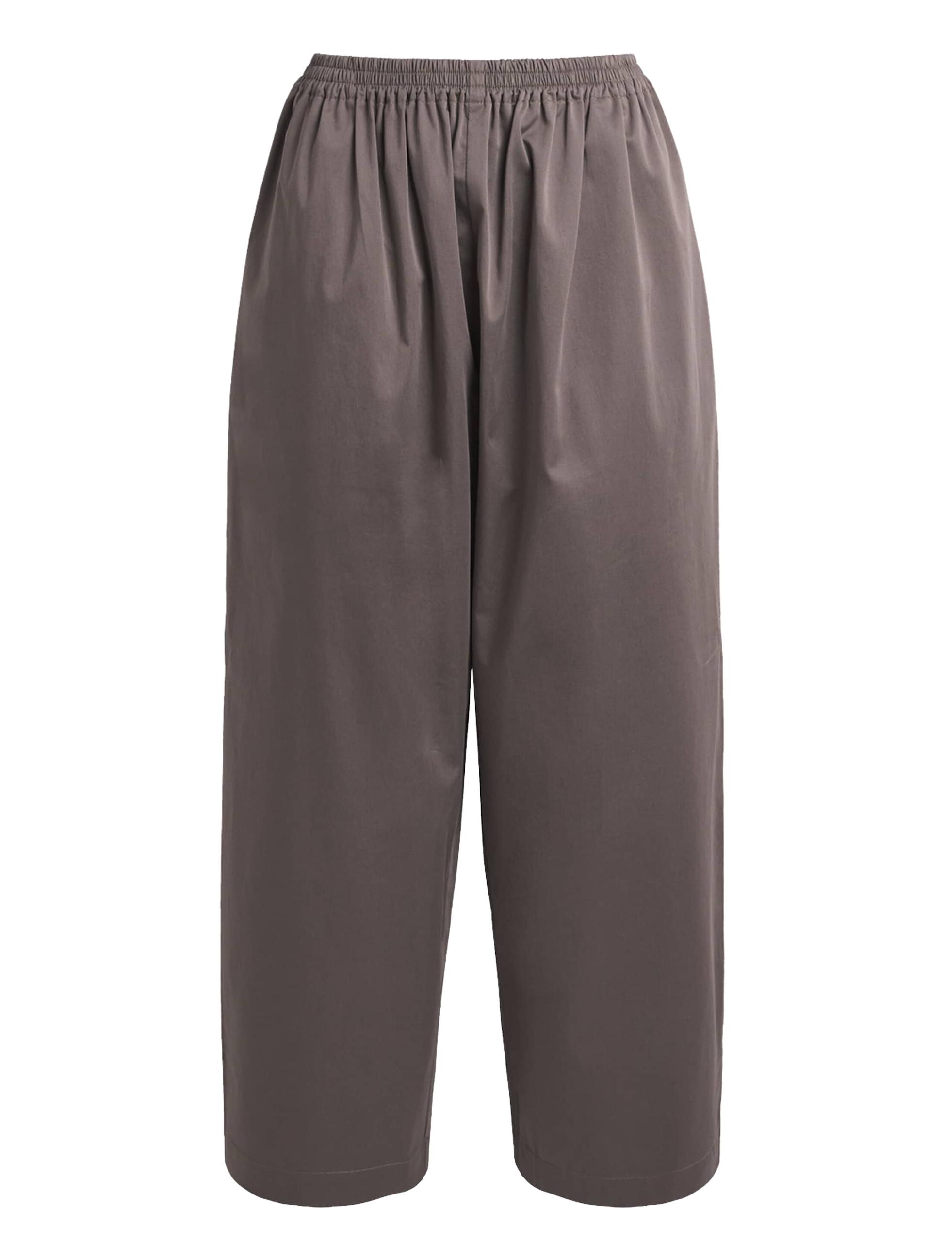 ESKANDAR Eskandar Stretch Cotton Japanese Trousers