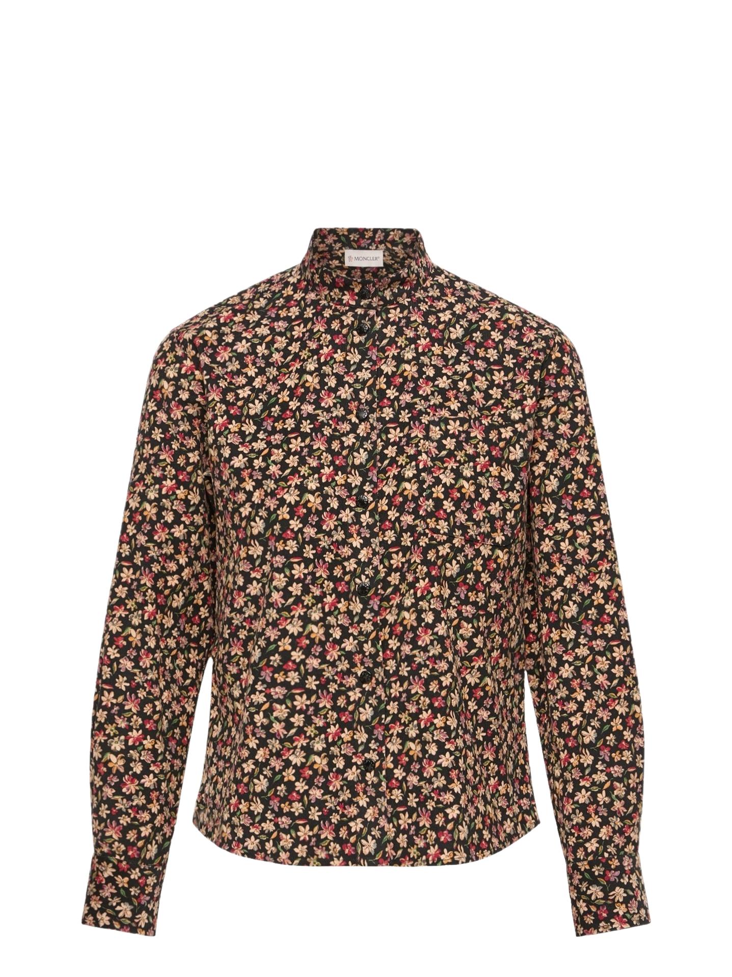MONCLER Moncler Floral Print Long-Sleeve Shirt