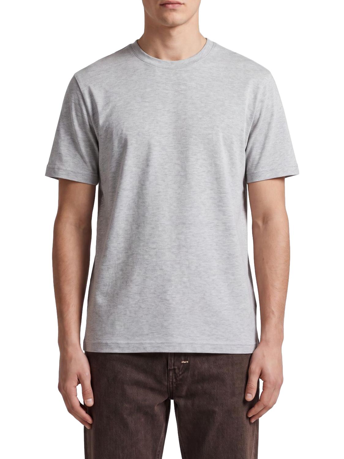 ELEVENTY basic design short-sleeve cotton crew-neck t-shirt