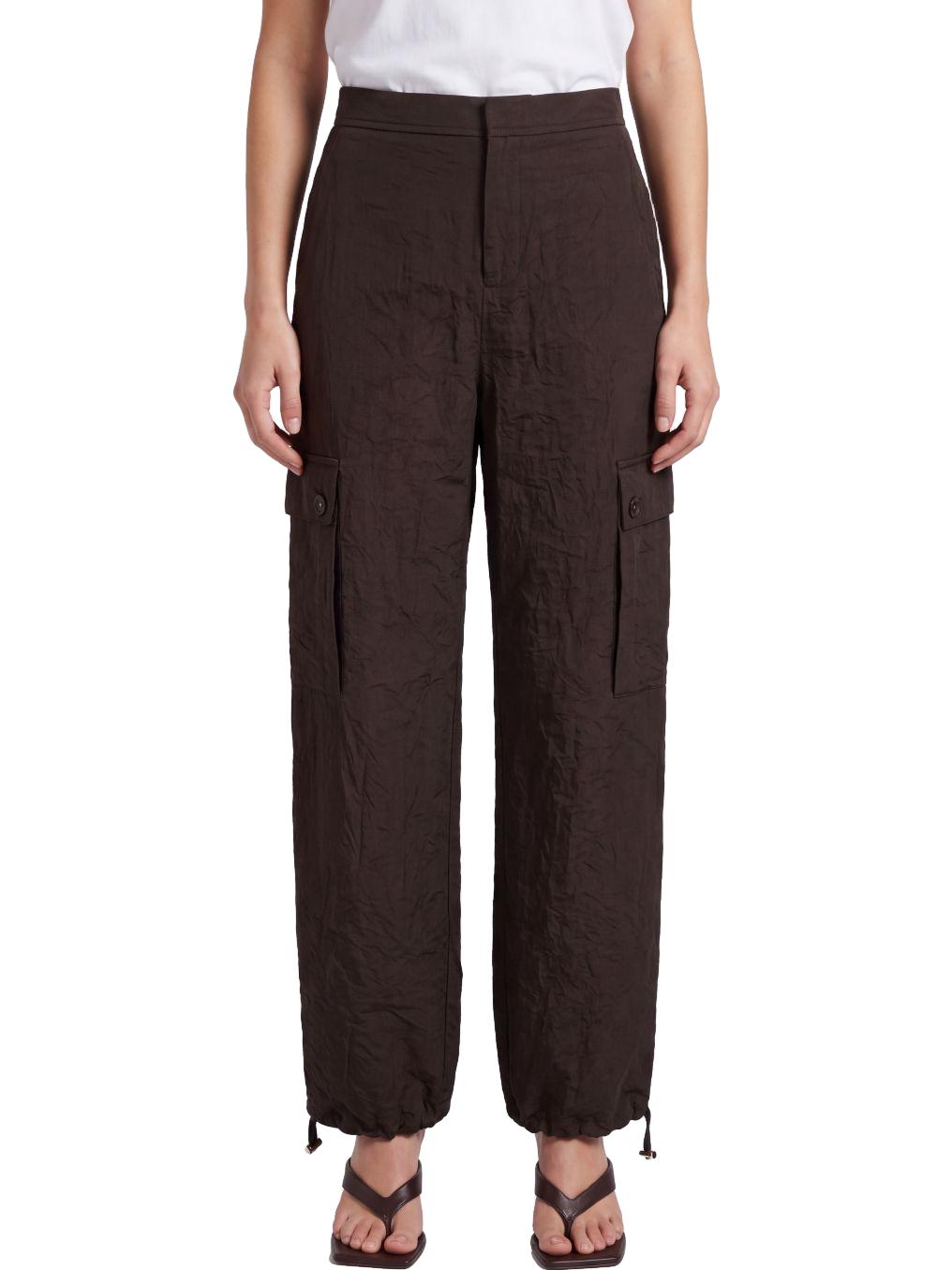 PINKO Woven Crop Top