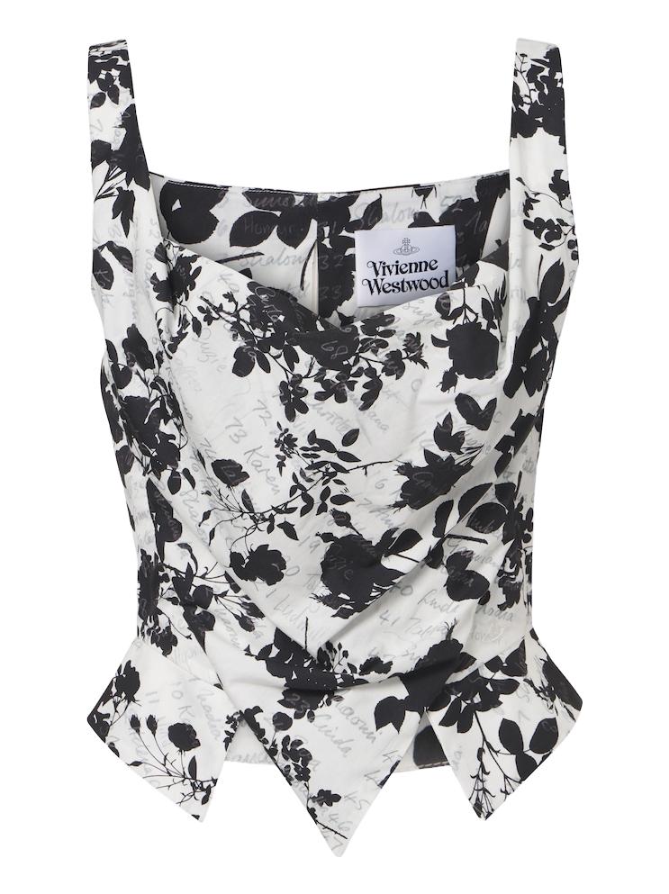 VIVIENNE WESTWOOD Vivienne Westwood Floral Print Bustier Top