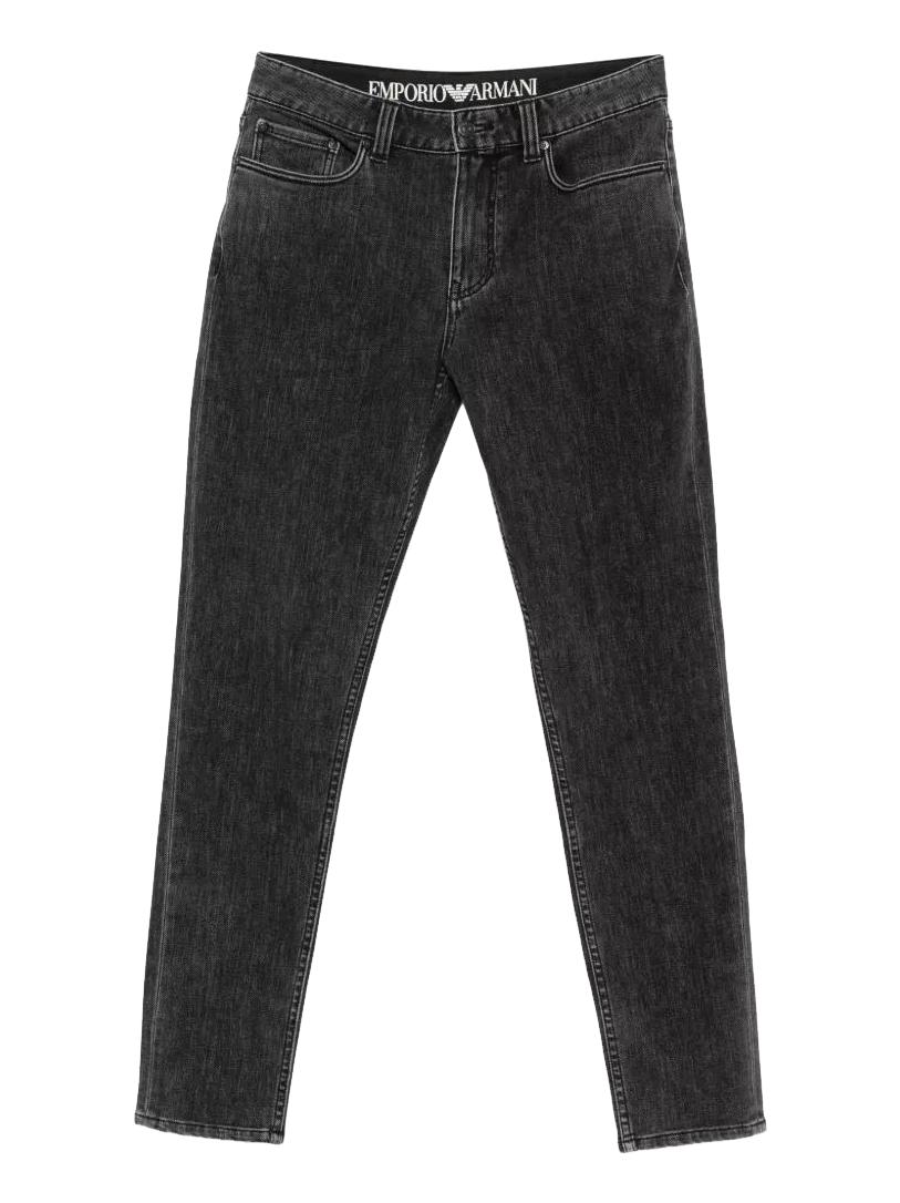 EMPORIO ARMANI Emporio Armani Logo Plaque Straight-Leg Jeans