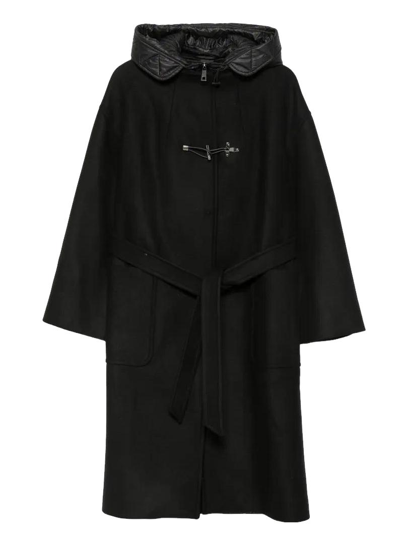 FAY Fay Belted Hooded Coat