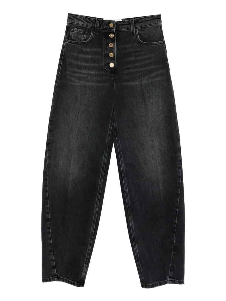 ELISABETTA FRANCHI Elisabetta Franchi Button-Up Faded Effect Jeans