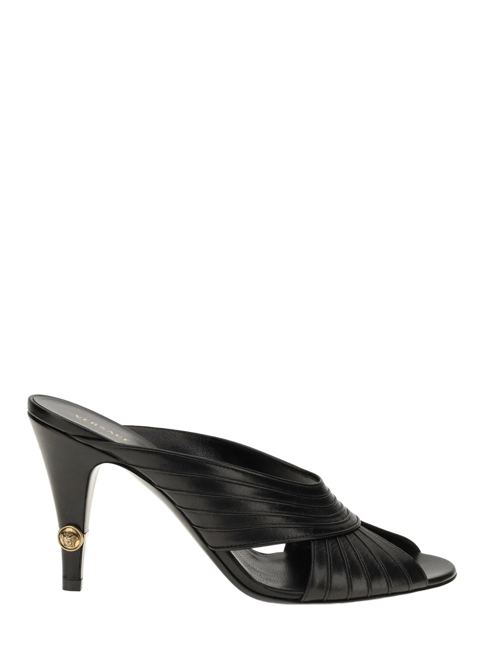 VERSACE ''teatro'' print pleated mini skirt