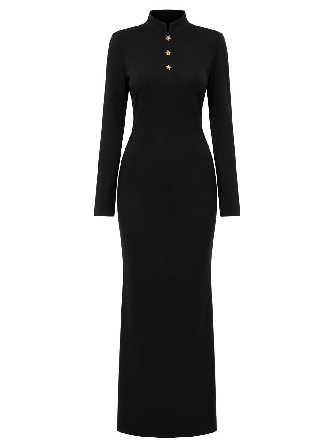 ELISABETTA FRANCHI Elisabetta Franchi Ribbed Knit Midi Dress