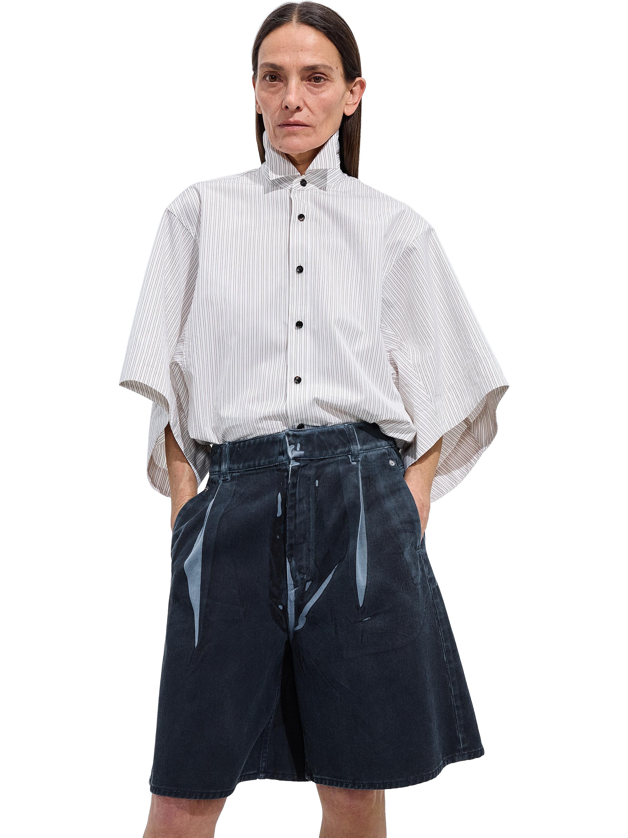 BOTTEGA VENETA Bottega Veneta Overdyed Denim Shorts