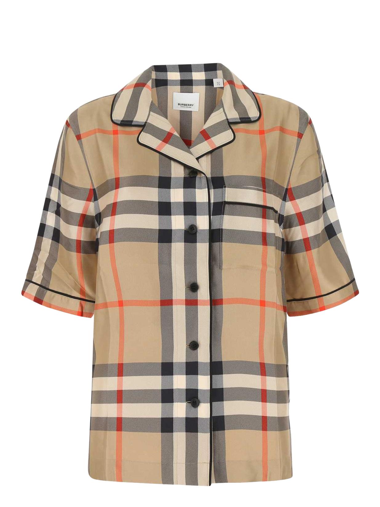 BURBERRY Burberry Checked Slip-On Slides