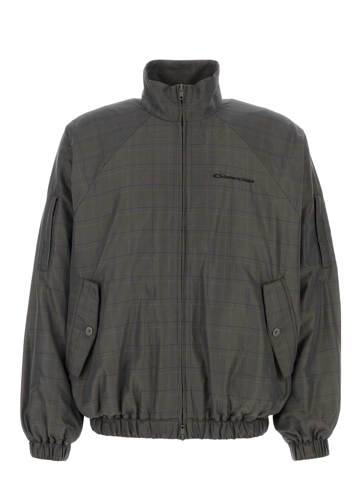 BALENCIAGA Cotton Logo Zip-Up Jacket