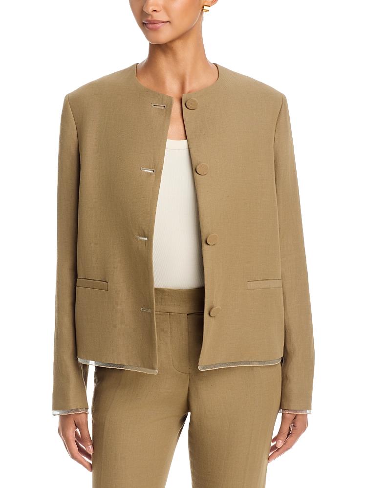 FABIANA FILIPPI Fabiana Filippi Sheer Trim Jacket