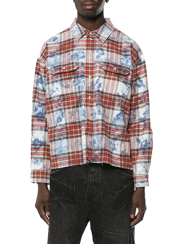 PURPLE BRAND PURPLE BRAND Belt-Loop Patchwork Jeans