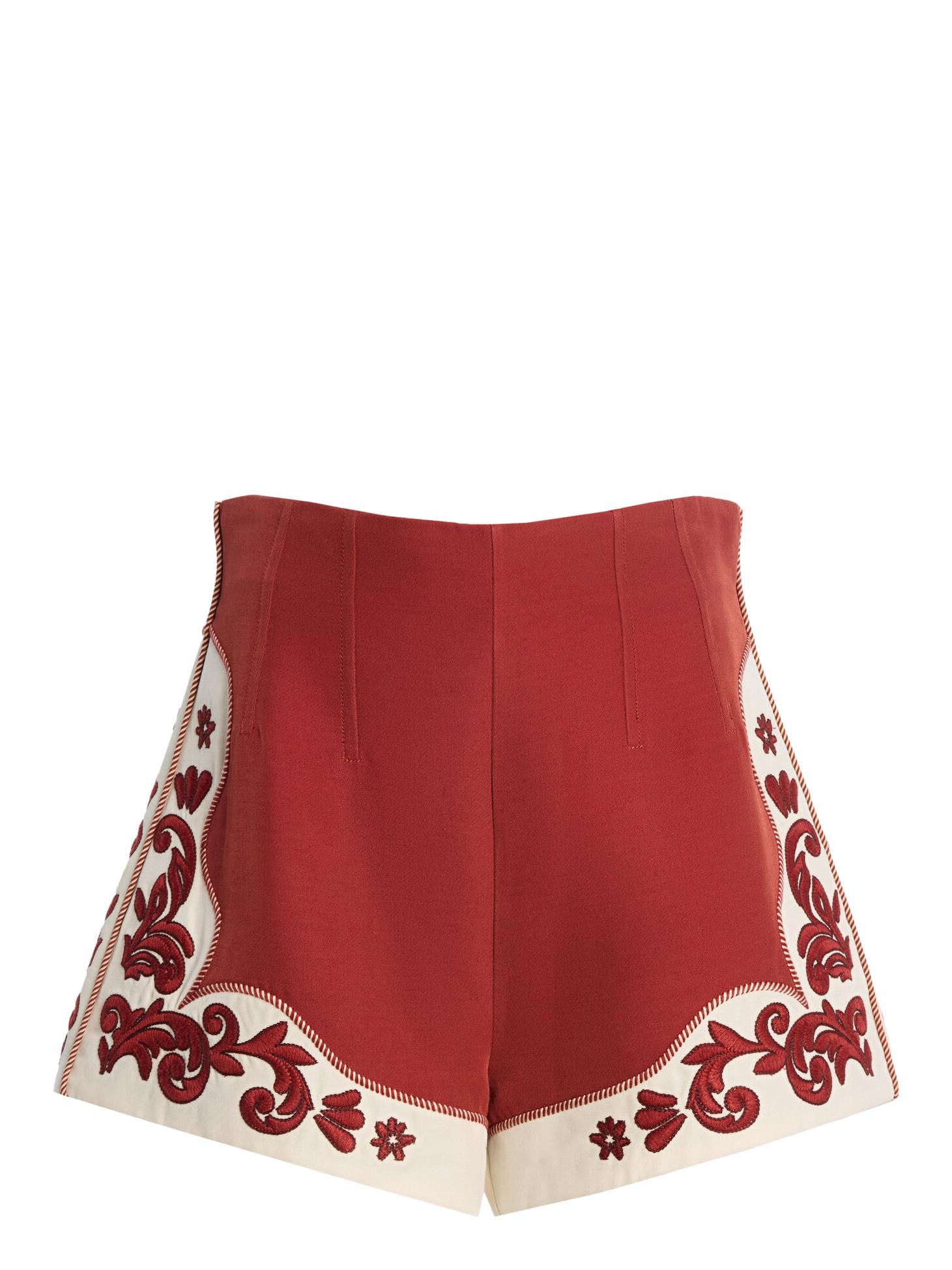 ALEMAIS Alemais Embroidered Wool-Blend Shirt